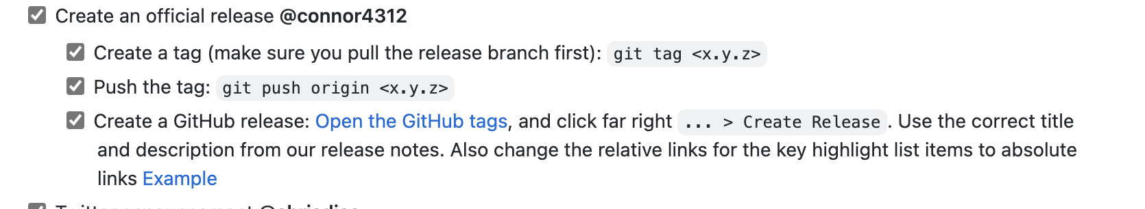 Key highlight links in GitHub release notes are incorrect · Issue ...