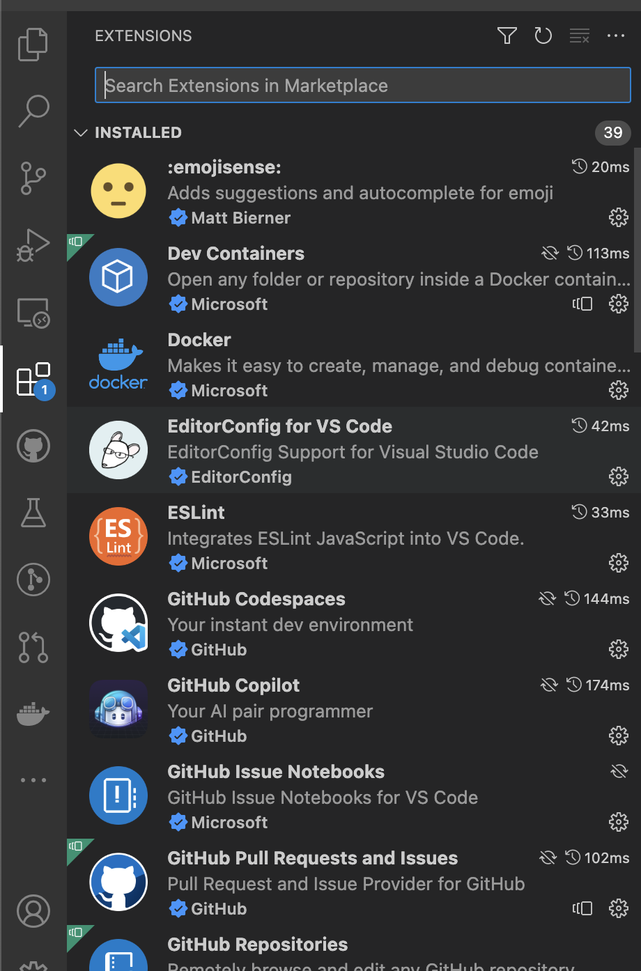 Extensions requiring reloads should be at the top · Issue #165365 · microsoft/vscode · GitHub
