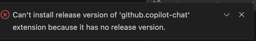 Don't show switch to release version button for extensions when no ...