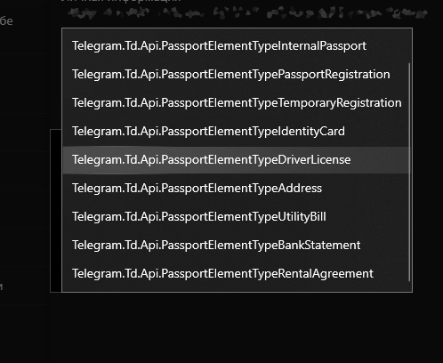 Problems with Telegram passport · Issue #912 · UnigramDev/Unigram · GitHub