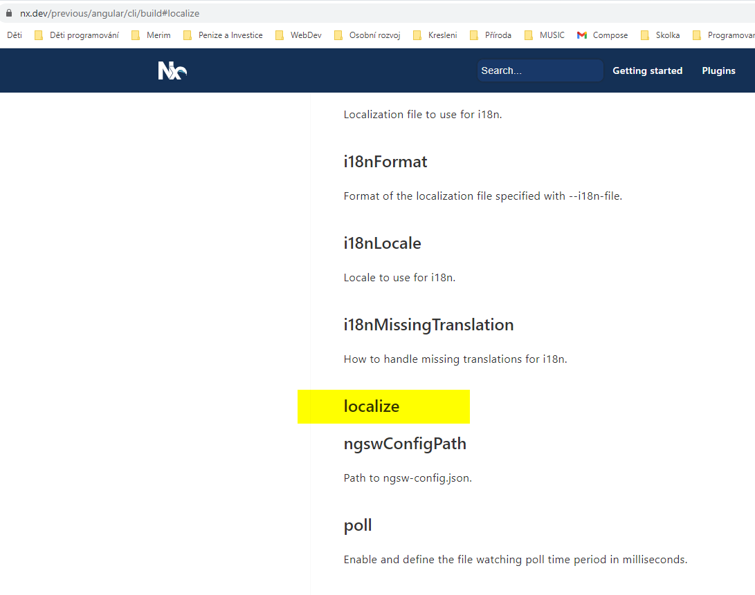 Missing documentation on "localize" option · Issue #4751 · nrwl/nx · GitHub