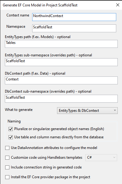 Renaming feature does not work if "Use Database Names" is selected · Issue #1053 · ErikEJ ...