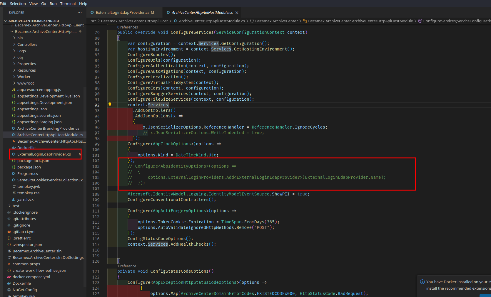 ExternalLdapLogin · Issue #12116 · abpframework/abp · GitHub