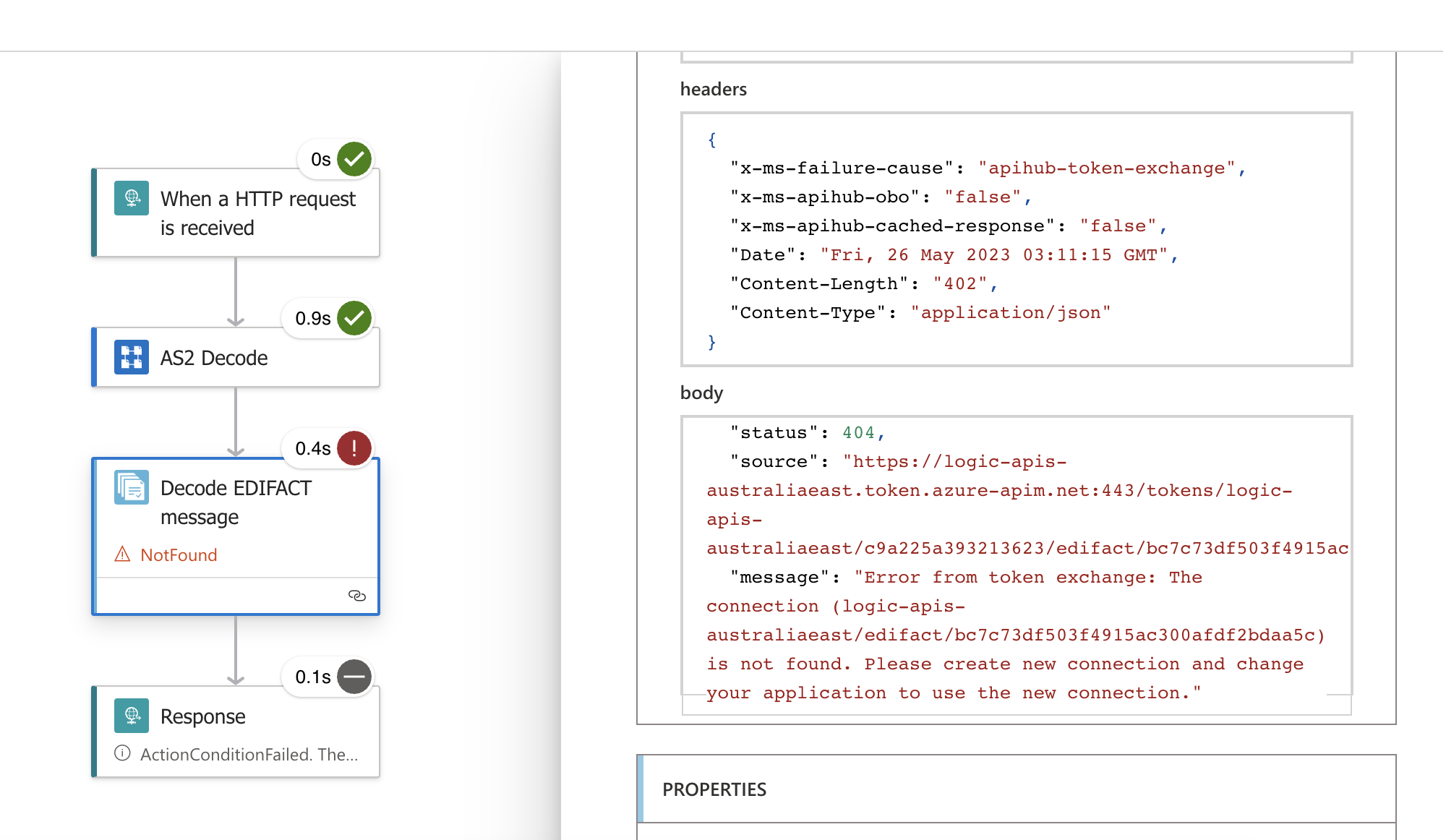 EDIFACT / X12 Connectors in Standard are broken · Issue #2553 · Azure/LogicAppsUX · GitHub