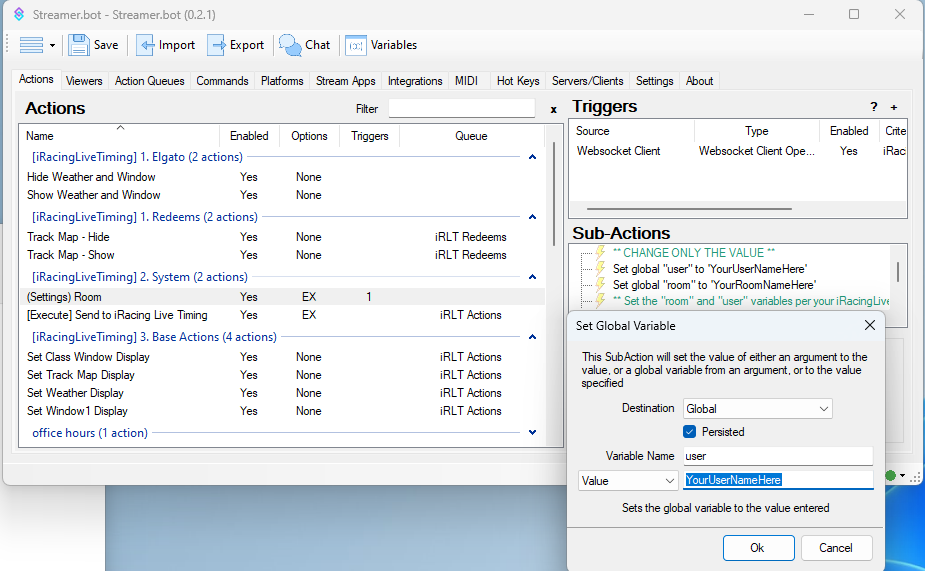 GitHub - lithiumfox/streamerbot-iRLT: iRacing Live Timing controllers for Streamer.Bot