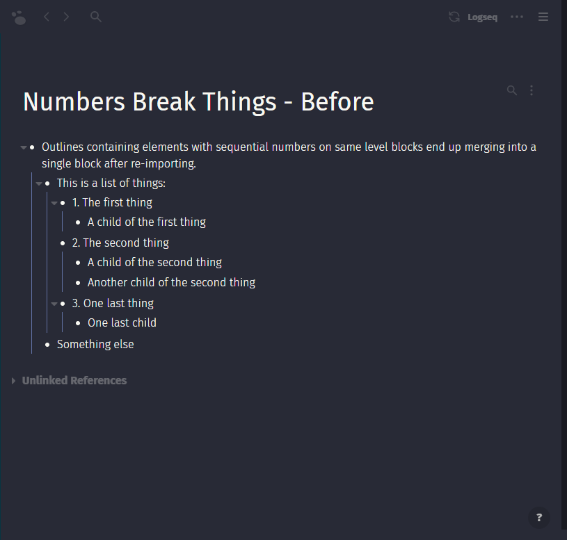 Sequentially numbered blocks fuse into single numbered list block after refresh. · Issue #2009 ...