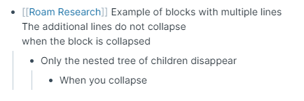 Soft-break lines sometimes show on collapsed blocks · Issue #2041 · logseq/logseq · GitHub
