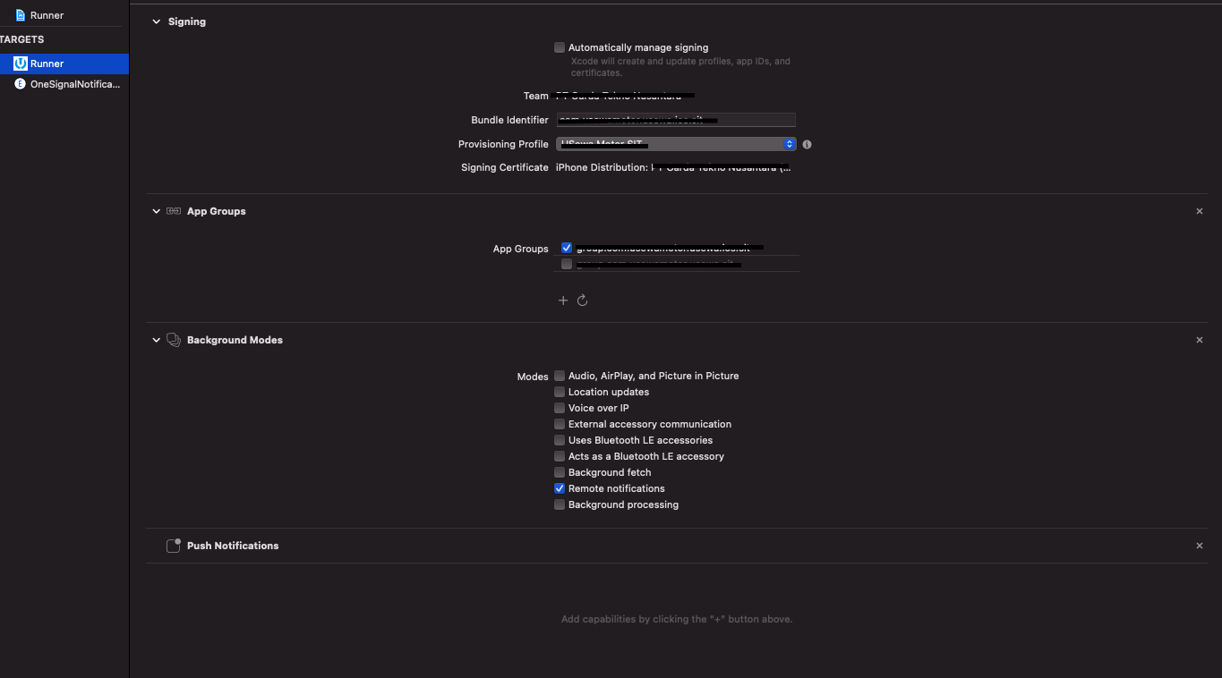 No profiles for 'com.xxx.xxx.OneSignalNotificationServiceExtension' were found · Issue #422 ...