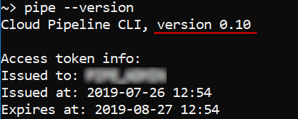 Incorrect `pipe` CLI version displaying · Issue #561 · epam/cloud ...