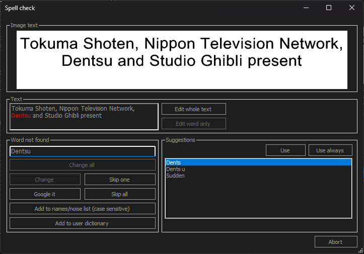 Font size in the spell check window · Issue #6418 · SubtitleEdit/subtitleedit · GitHub