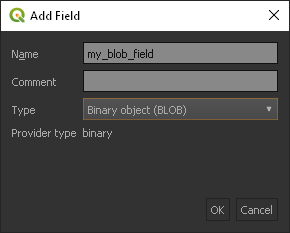 Import layer to Spatialite/PostGis does not support binary data · Issue #36705 · qgis/QGIS · GitHub