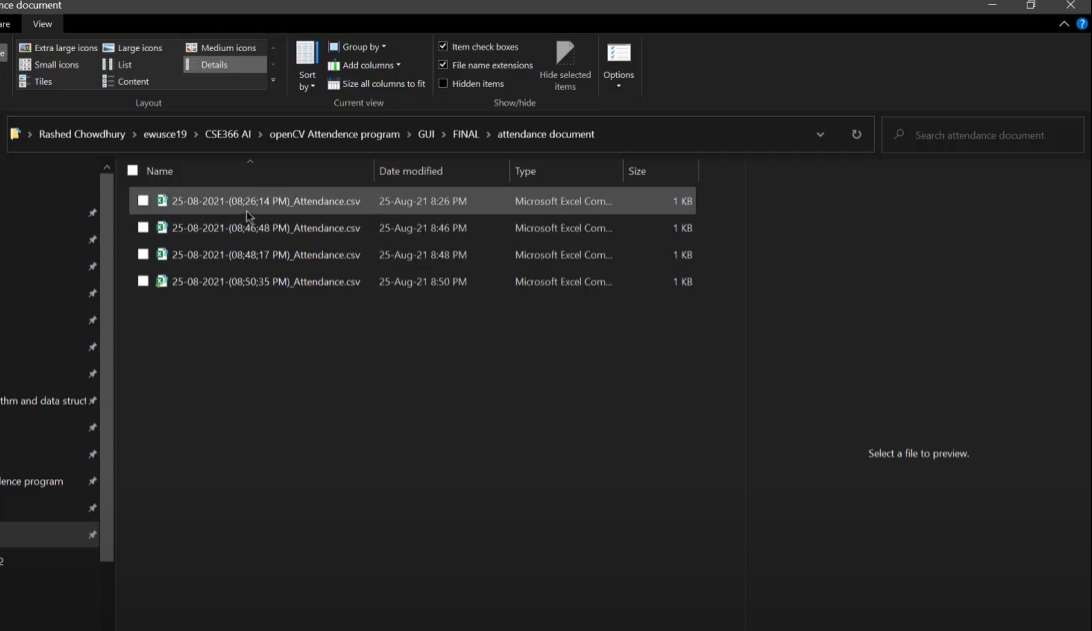 GitHub - maksudchowdhury/CVAS_Computer-Visioned-Attendance-System: This application detects ...