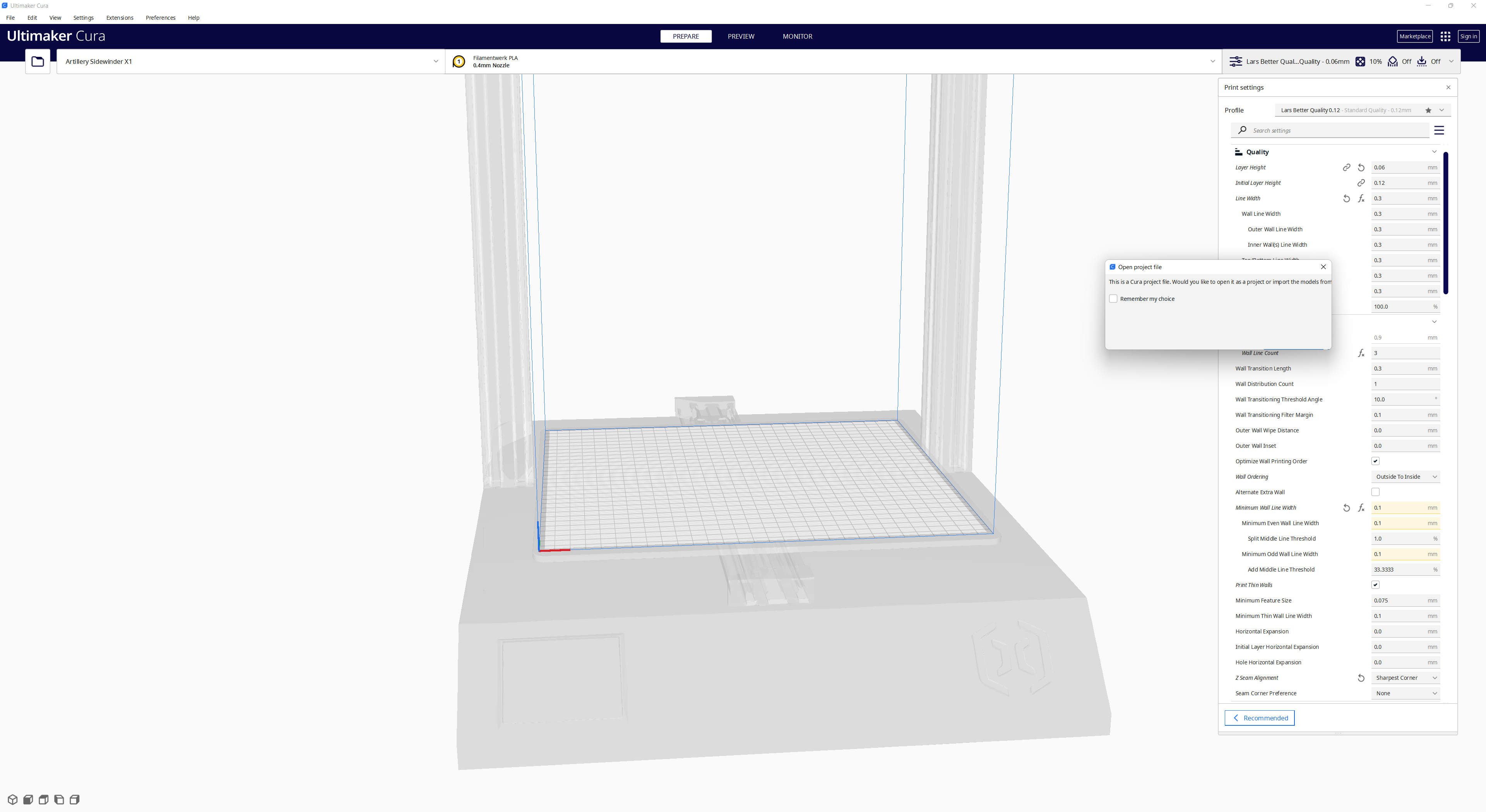 V5b1 Open 3mf File Leads To Inaccessible Window · Issue 11973 · Ultimakercura · Github 