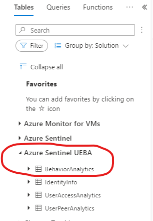 Query syntax error BehaviorAnalytics' · Issue #2138 · Azure/Azure-Sentinel · GitHub