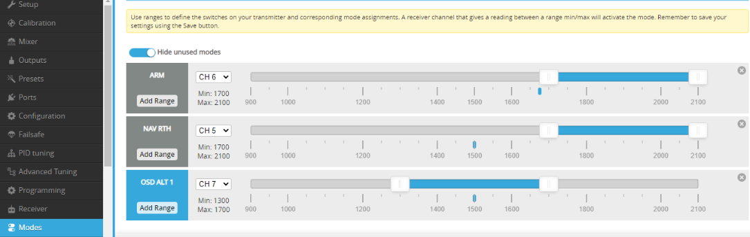 [3.0.1] Not possible to override the OSD ALT # Modes with any Programming · Issue #7240 ...