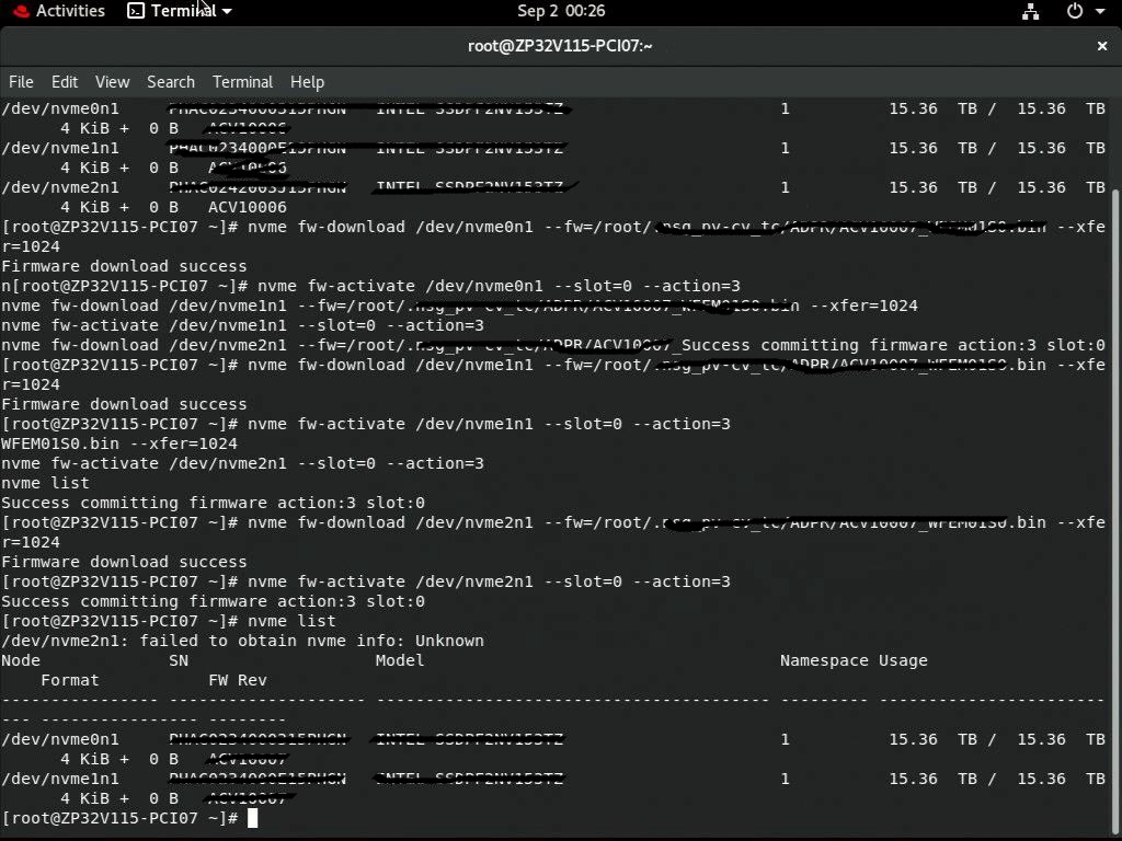 [Question] nvme fw-commit & nvme list: error 113 · Issue #802 · linux-nvme/nvme-cli · GitHub