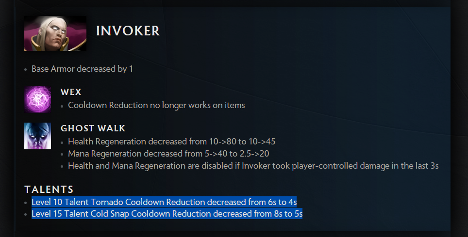 Invoker talent has the wrong value in description (-6s Tornado cd) · Issue #11256 ...