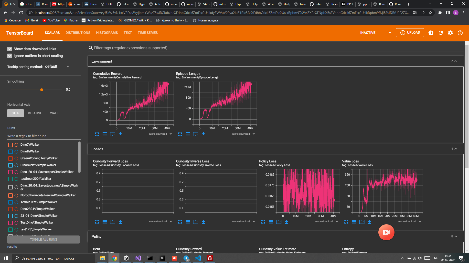 Add Advices For Training Looking For Tensorboard · Issue 5742 · Unity Technologiesml Agents