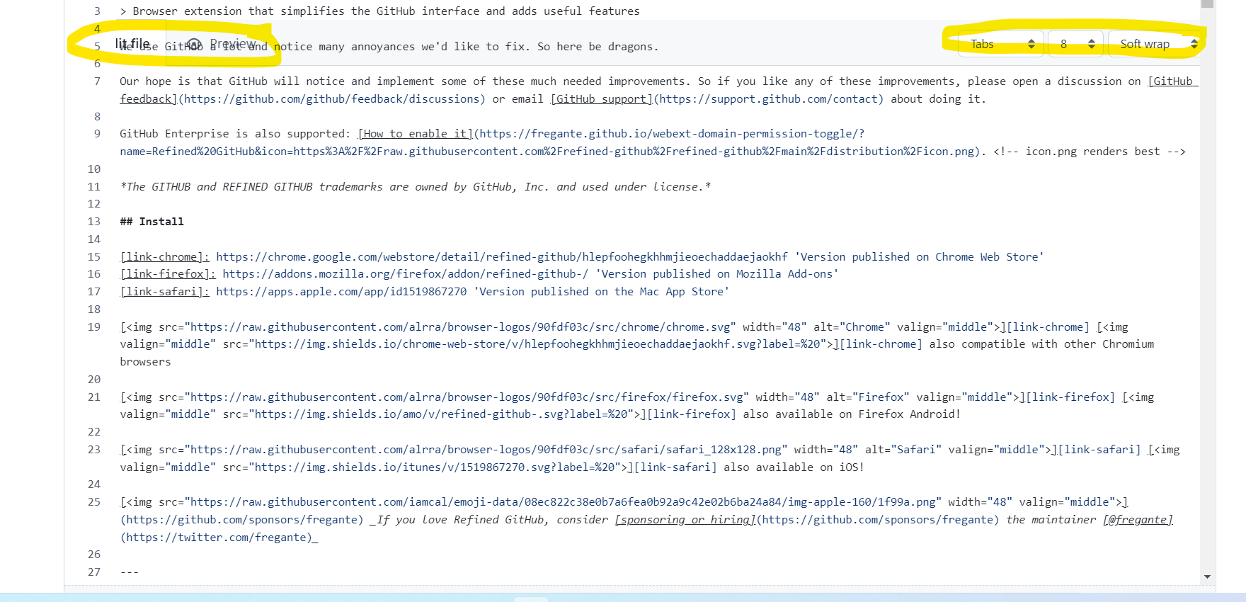 `sticky File Header` Causes Edit File Header When Scrolling To Be Hidden · Issue 5732 · Refined