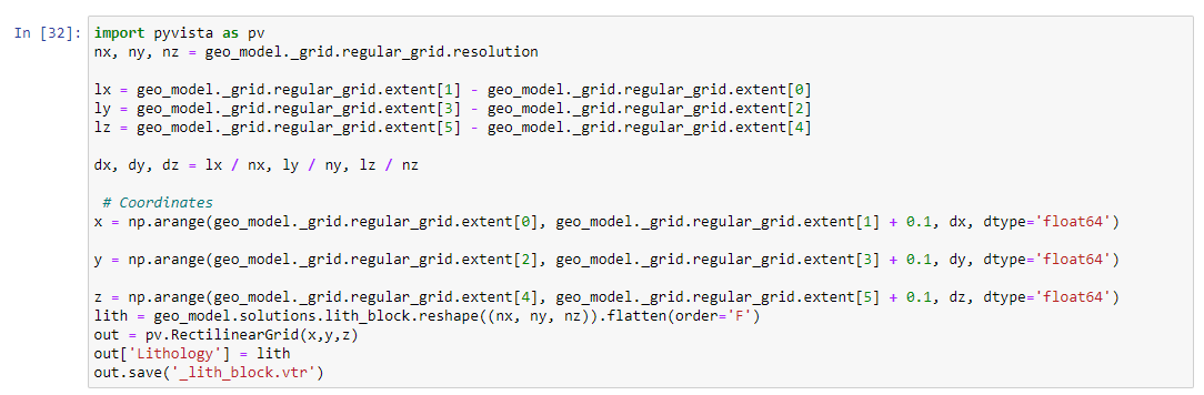Error while exporting to vtk: "ValueError: Number of scalars (8000 ...