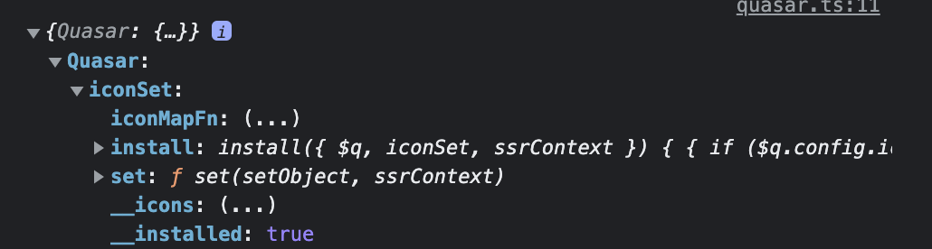 Typescript Using Quasar Iconset Iconmapfn Results In A Type Error · Issue 15420