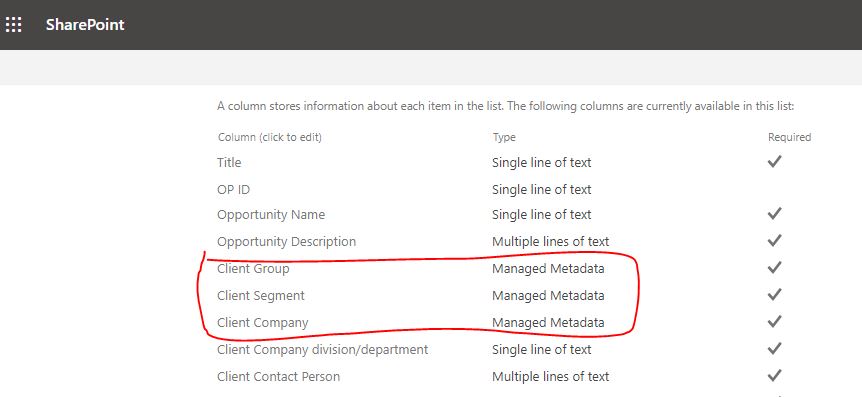 React-Modern-Chart Sample (Bug) - Can't Retrieve Managed Metadata Value · Issue #5626 ...