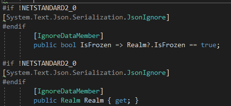 Ignore base properties when serializing RealmObjects · Issue #2579 · realm/realm-dotnet · GitHub