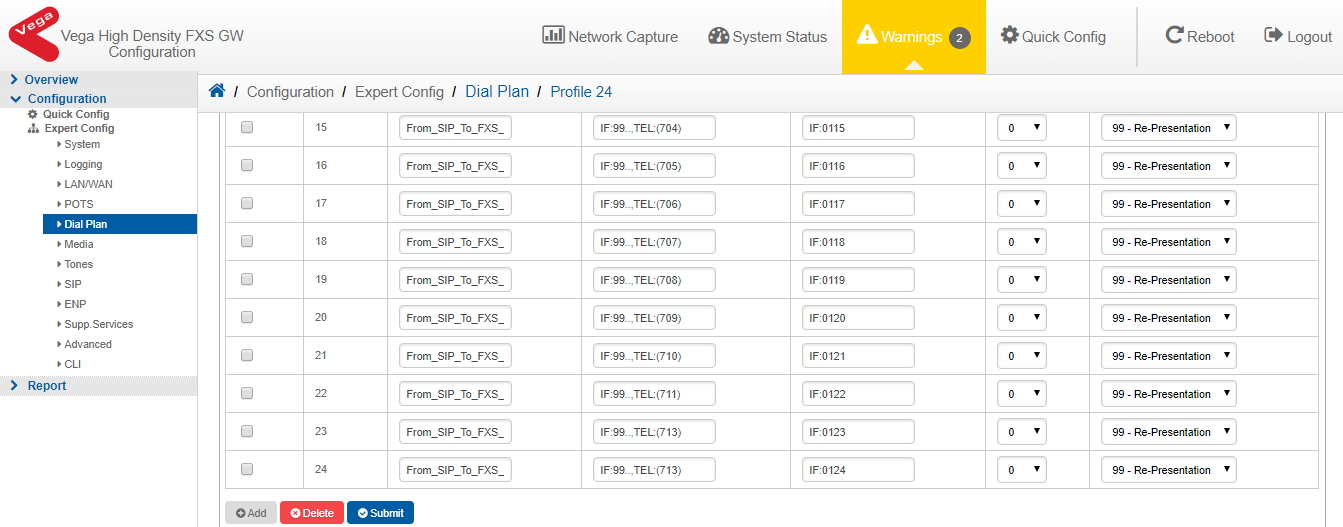 NethVoice14: error in Vega 50 24 FXS gateway configuration · Issue #5579 · nethesis/dev · GitHub