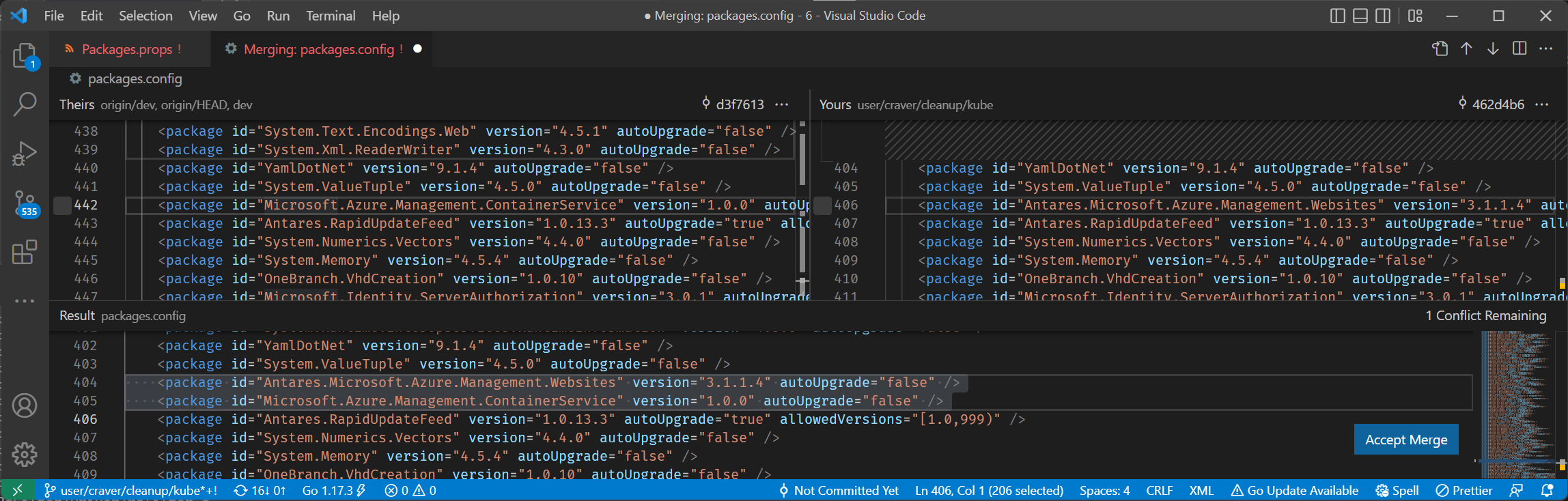 Revert to the old merge conflict view · Issue #157610 · microsoft ...