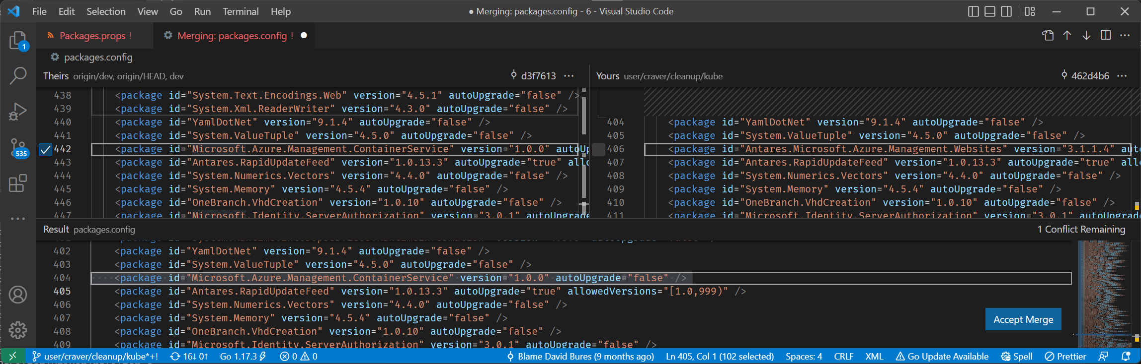 Revert to the old merge conflict view · Issue #157610 · microsoft ...