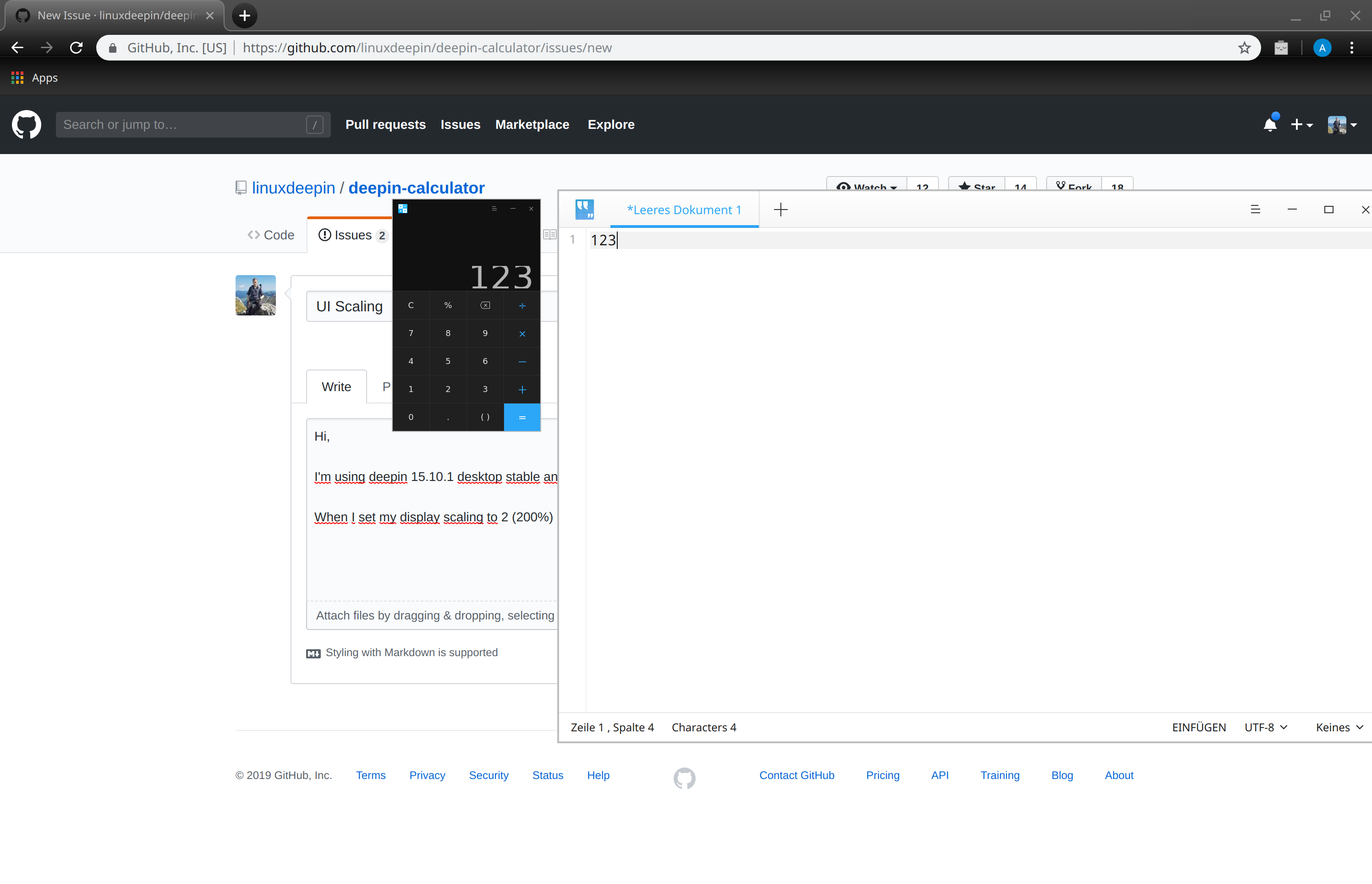 UI Scaling · Issue #22 · linuxdeepin/deepin-calculator · GitHub