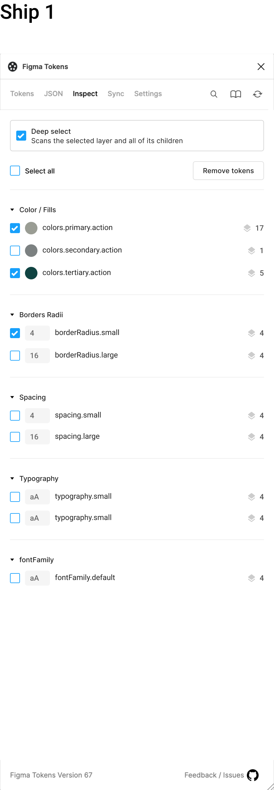 [Inspector] / Remap: Add autocompletion or Select when swapping tokens · Issue #464 · tokens ...