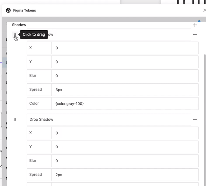 Shadow token arrays cannot be sorted · Issue #585 · tokens-studio/figma-plugin · GitHub