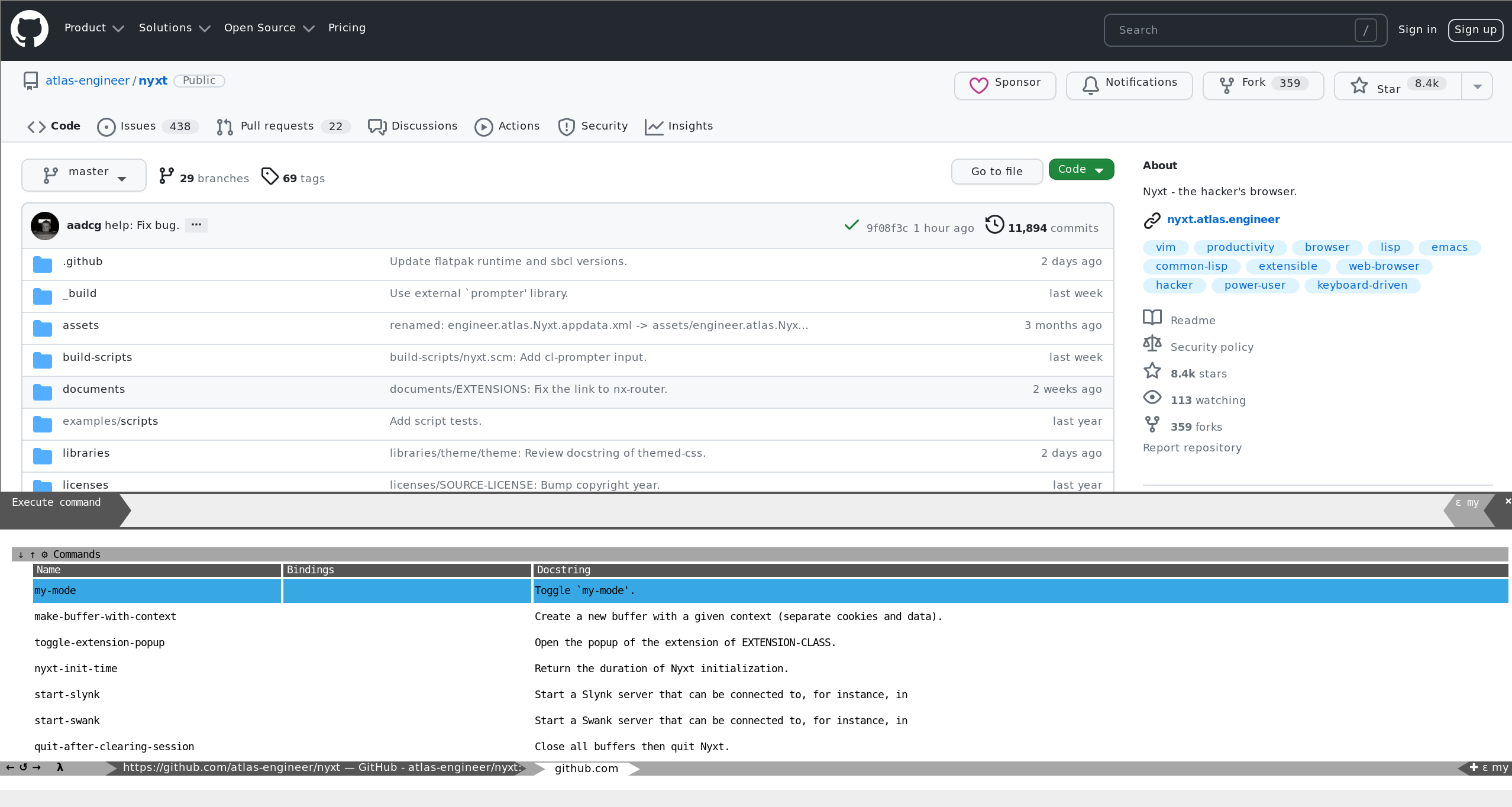 Font rendering is bad when started from shell · Issue #2886 · atlas-engineer/nyxt · GitHub