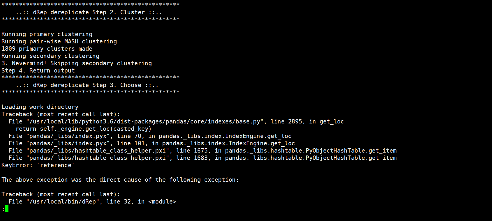 the time of dereplicate · Issue #133 · MrOlm/drep · GitHub