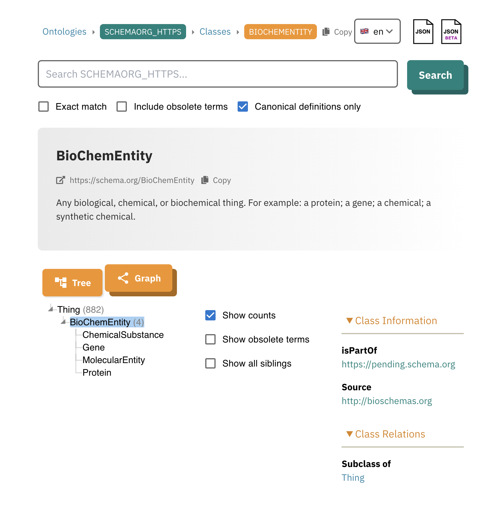 Implement schema.org support · Issue #292 · EBISPOT/ols4 · GitHub