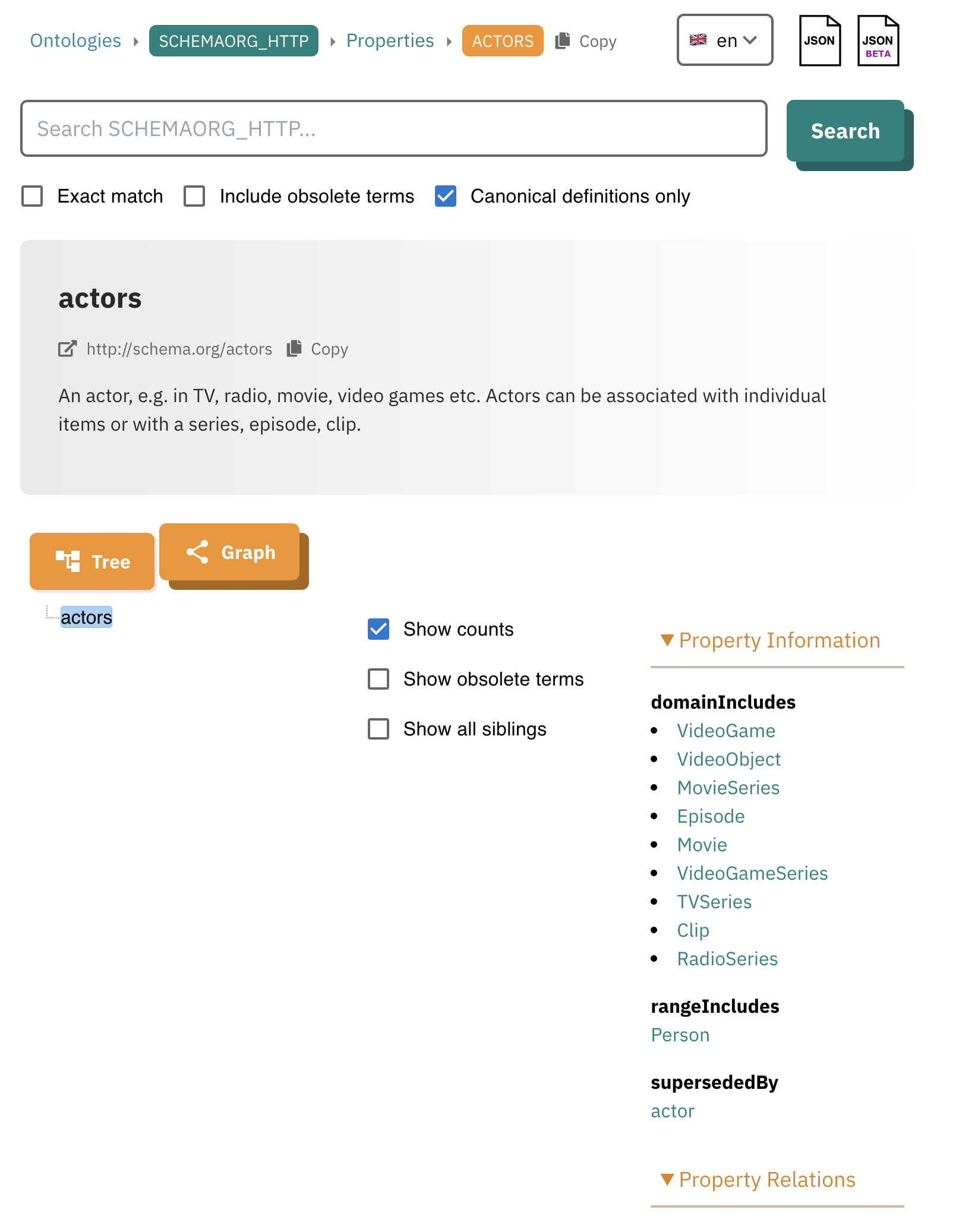 Implement schema.org support · Issue #292 · EBISPOT/ols4 · GitHub