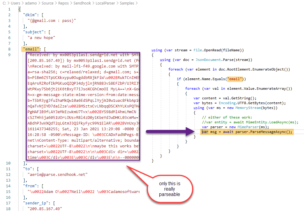 using MimeParser with .NET Core HttpRequest.Body · Issue #648 · jstedfast/MimeKit · GitHub