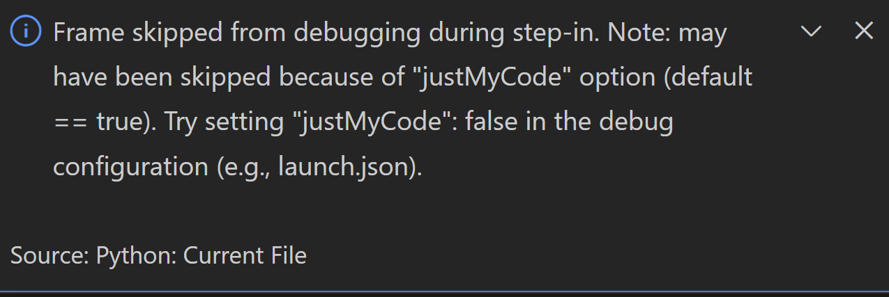 Add an informational notification when "go to definition" falls back to "go to declaration ...