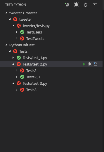 "Run All Failed" button disappears when in a multiroot workspace · Issue #4887 · microsoft ...