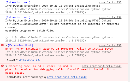 Debugger we ship is not used in the interactive window · Issue #3178 ...