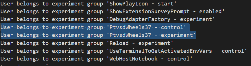 Opting in the reload experiment is not turning reload on in the ...