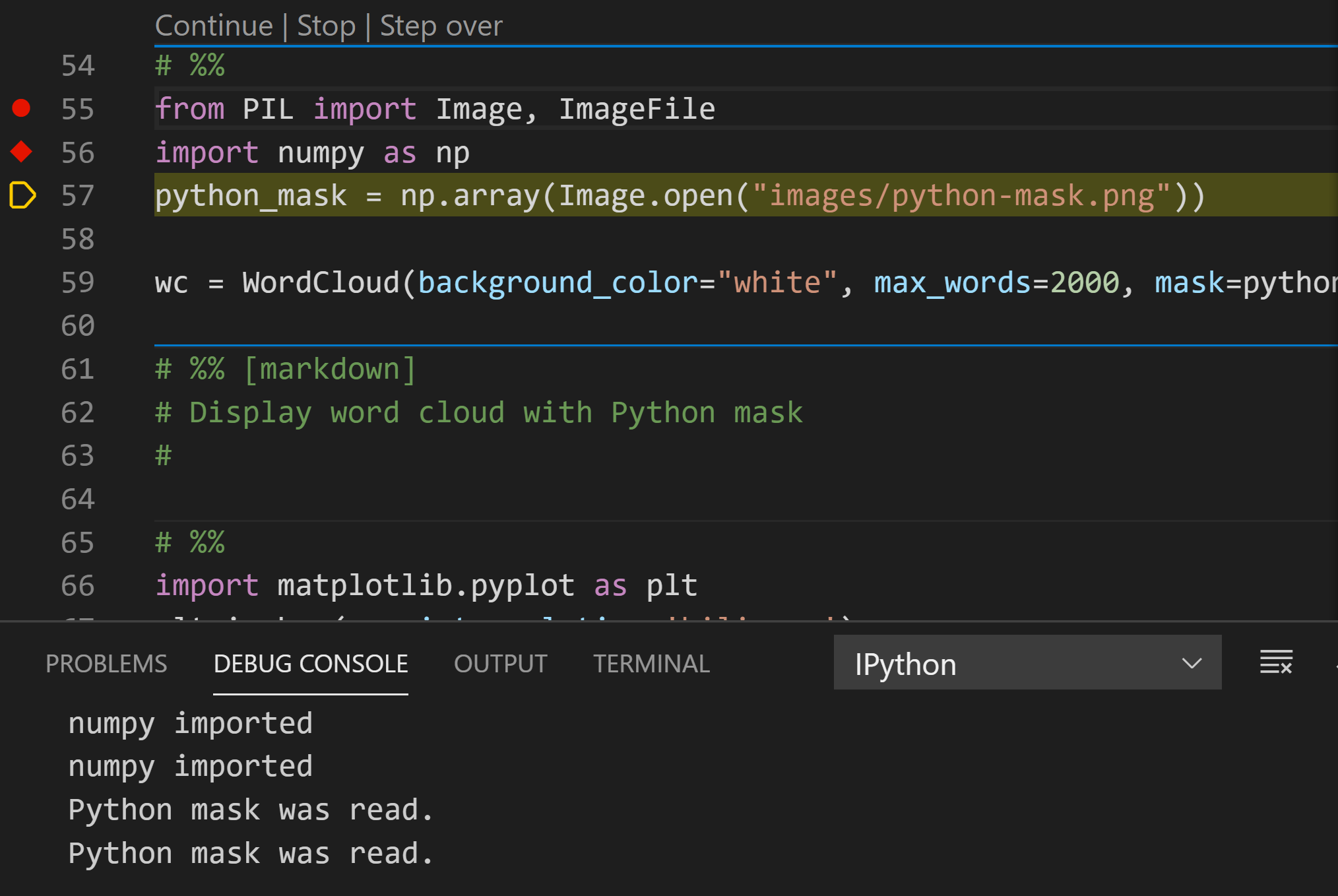 Texts In Logpoint Are Being Printed Twice In The Debug Console When Debugging Cells · Issue 151