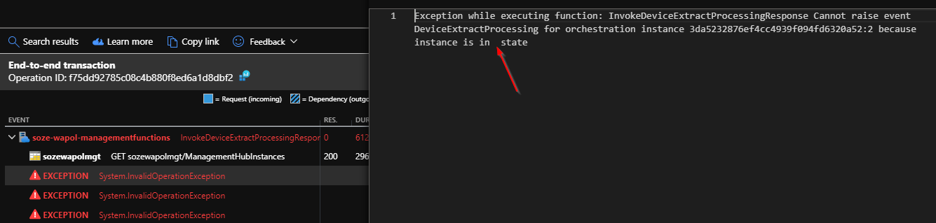 Cannot raise event for orchestration instance, null state · Issue #1196 · Azure/azure-functions ...