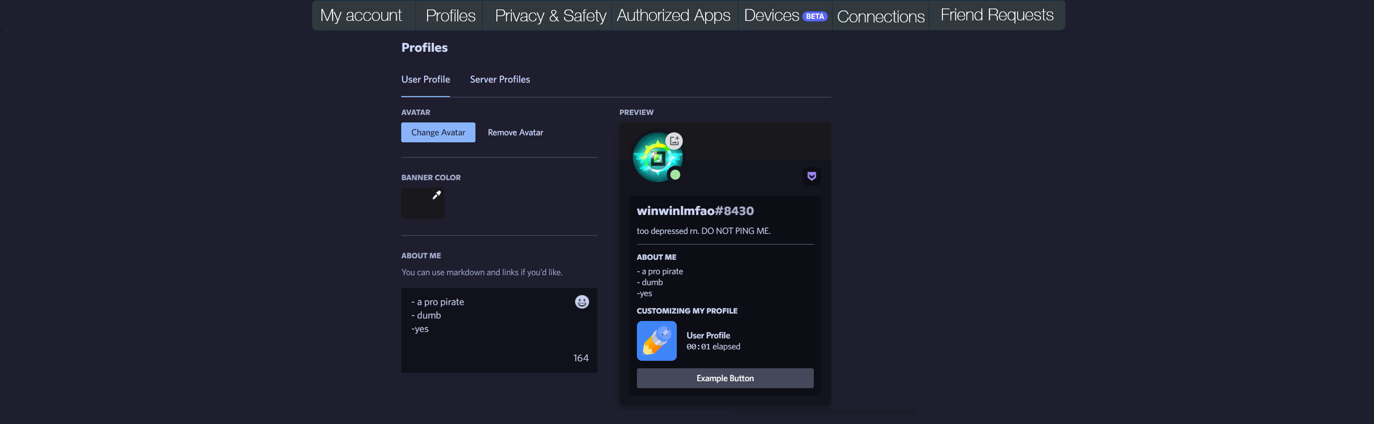 [Suggestion/Idea] Put all discord user settings to tabs · Issue #58 · Vendicated/Vencord · GitHub