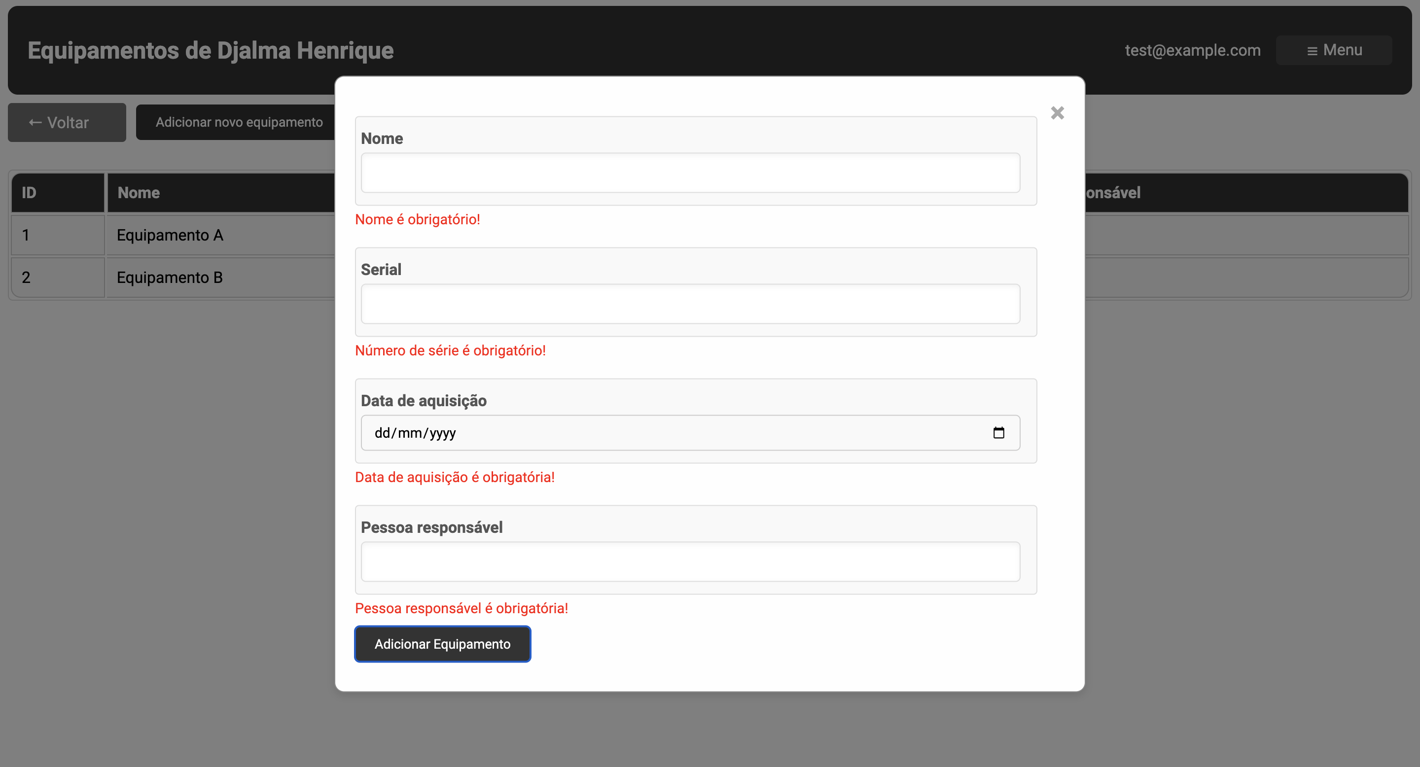 GitHub - DjalmaHenry/companies-dashboard: Dashboard de gestão de empresas e equipamentos. Feito ...