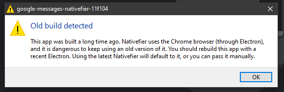 What does this mean and how do I go about Resolution · Issue #1148 · nativefier/nativefier · GitHub