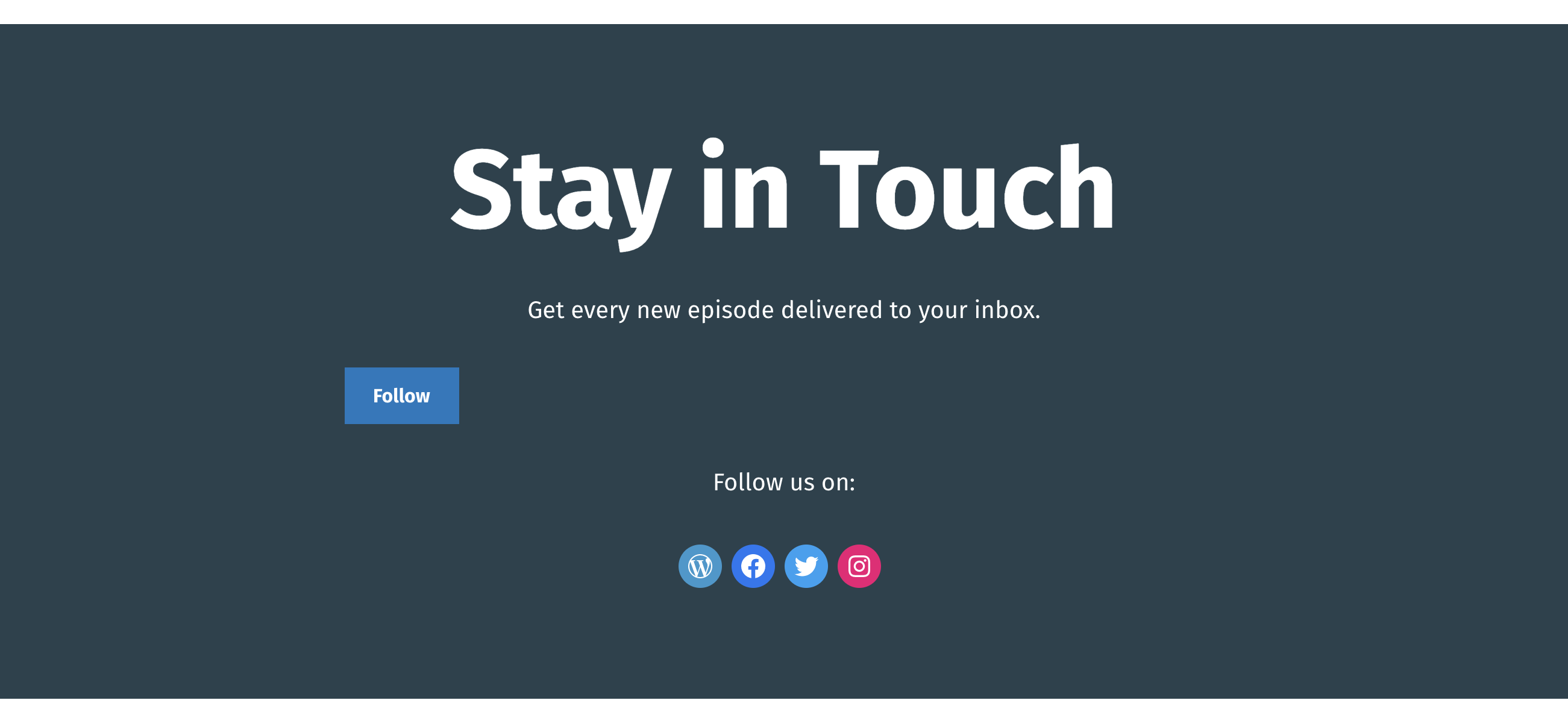 Podcast Subscribe One Column · Issue #134 · Automattic/blockpatterns · GitHub