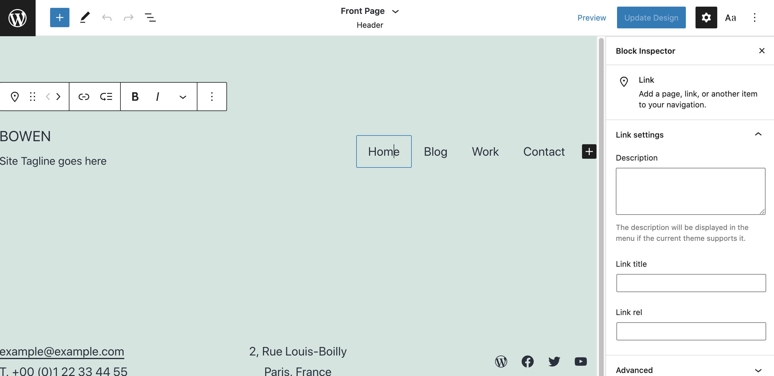 Navigation Blockfse Empty State In Block Based Themes · Issue 28711 · Wordpressgutenberg 