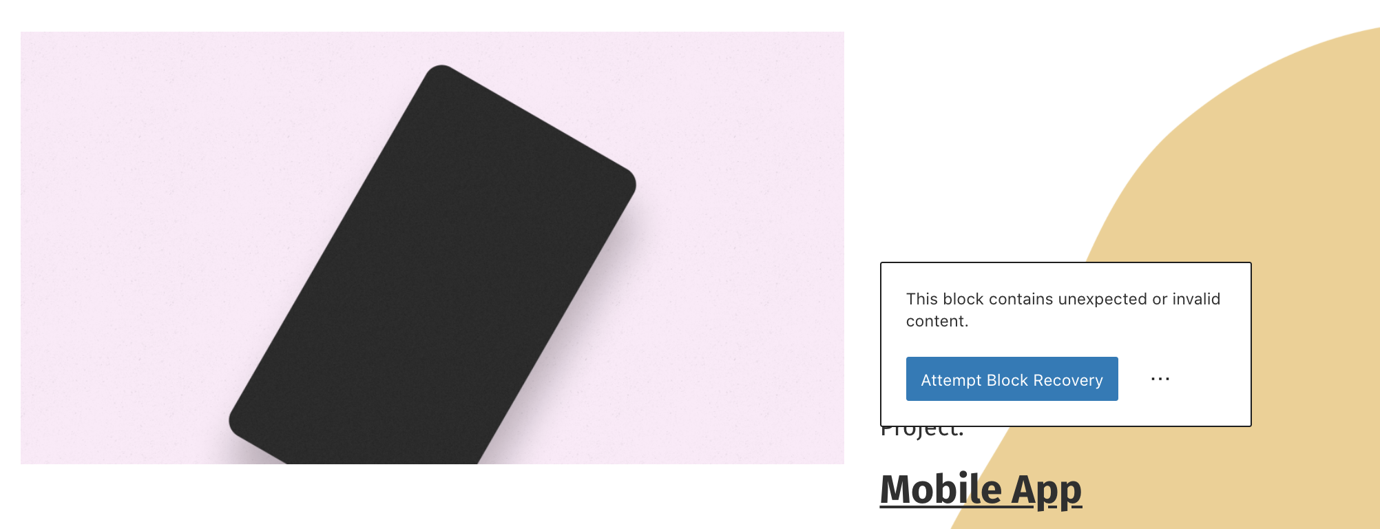 Product Designer Portfolio · Issue #162 · Automattic/blockpatterns · GitHub